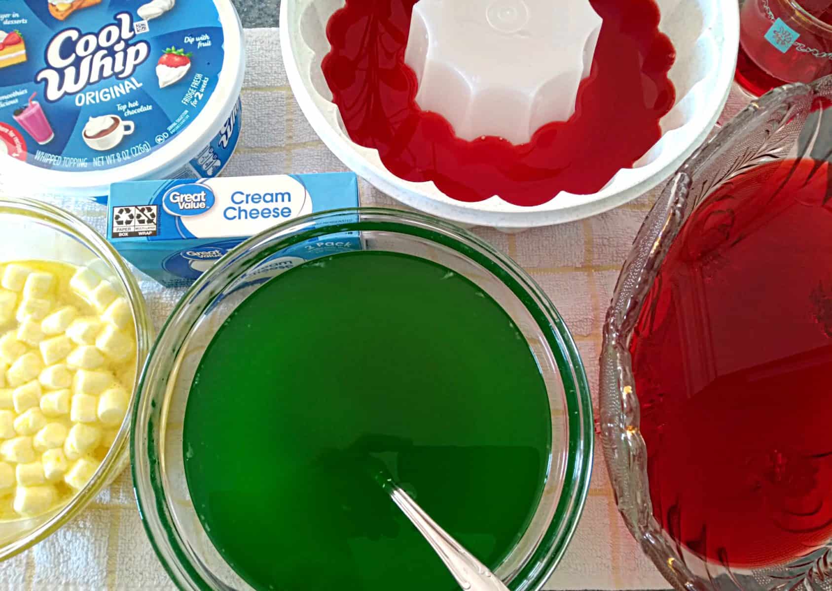 Layered Jello Salad (Amish Christmas Salad Recipe) - Amish Heritage