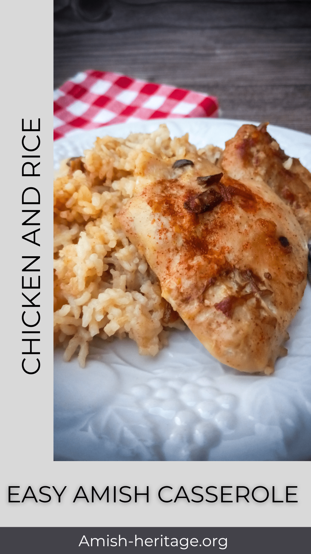Amish Chicken and Rice Casserole - Amish Heritage