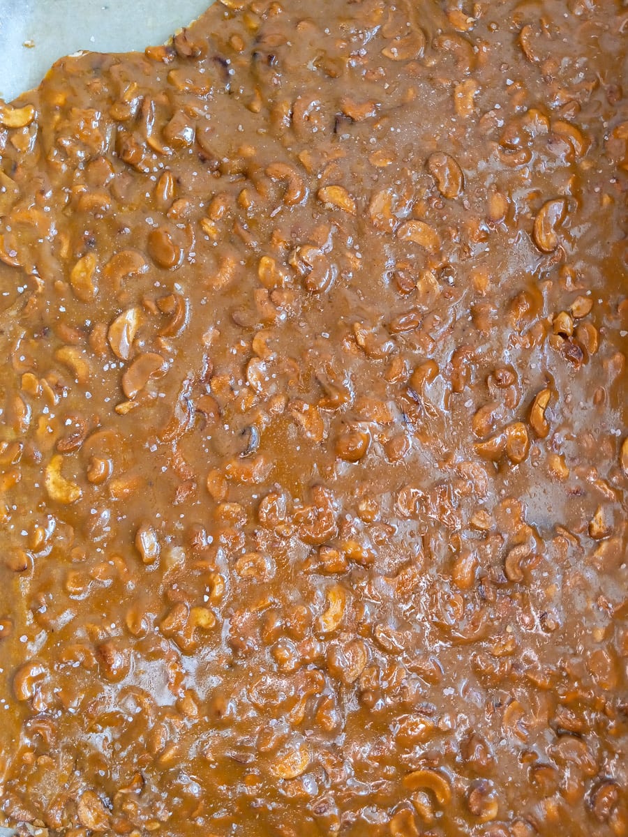 Amish Cashew Crunch Recipe (Buttery Candy Brittle) - Amish Heritage