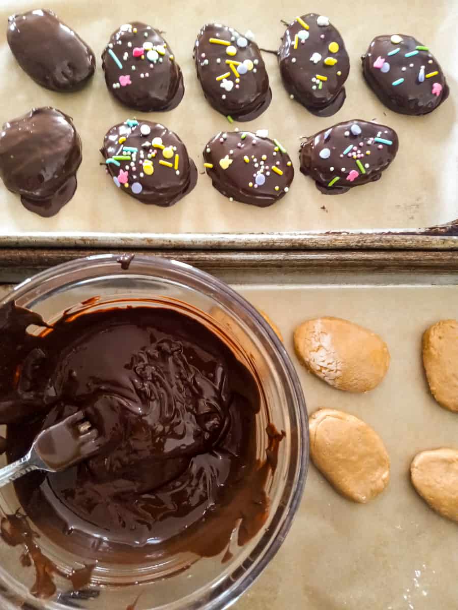 Amish Peanut Butter Eggs Recipe (Homemade Easter Eggs) - Amish Heritage