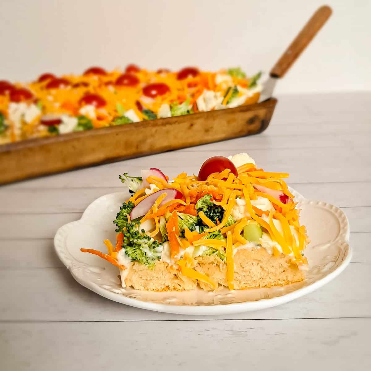 Vegetable Pizza With Crescent Rolls - Amish Heritage