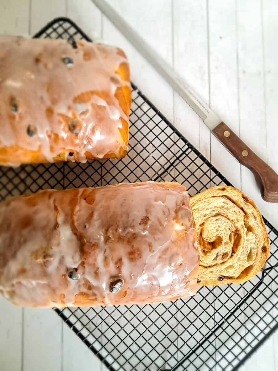 Iced Raisin Bread (Amish Recipe) - Amish Heritage